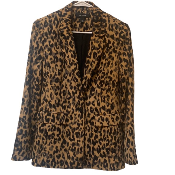 Halogen | Jackets & Coats | Halogen Leopard Blazer | Poshmark